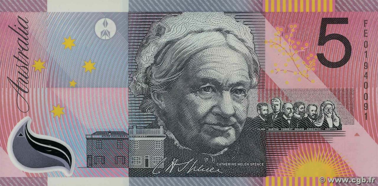 Australia 5 dollars type 2001 | Australia - The banknote Numizon catalog