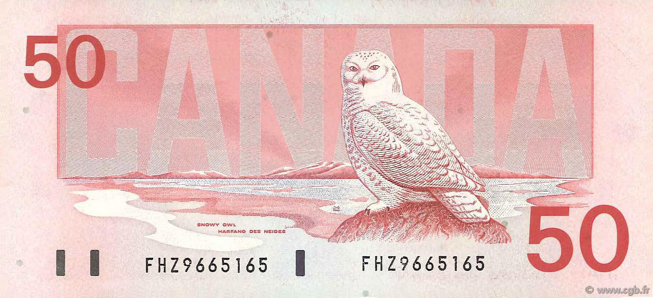 50 Dollars Type 1988 | Canada - The banknote Numizon catalog