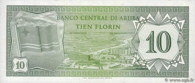 10 florin Type 1986 | Aruba - The banknote Numizon catalog