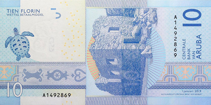 10 florin Type 2019 | Aruba - The banknote Numizon catalog