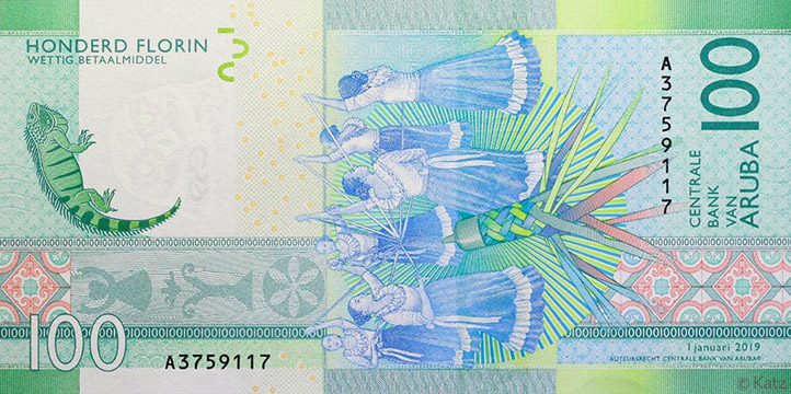 100 florin Type 2019 | Aruba - The banknote Numizon catalog