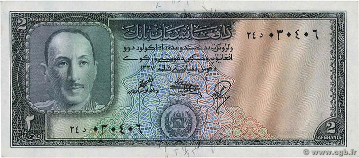 Afghanistan's banknotes - The banknote Numizon catalog