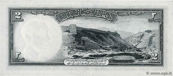 Afghanistan's banknotes - The banknote Numizon catalog