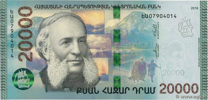 Armenia's banknotes - The banknote Numizon catalog