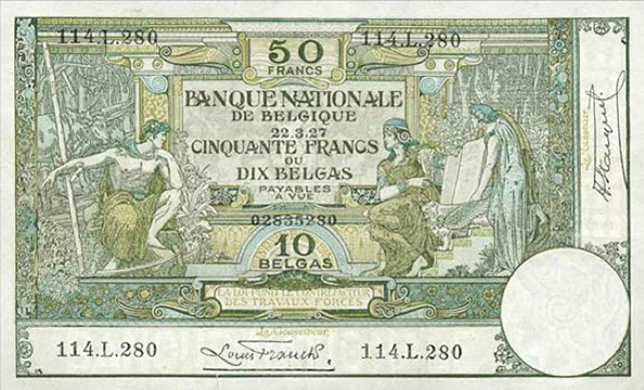 Belgium's banknotes - The banknote Numizon catalog