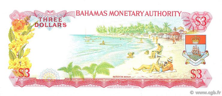 Bahamas's banknotes - The banknote Numizon catalog