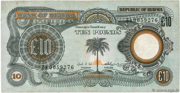 Biafra's banknotes - The banknote Numizon catalog