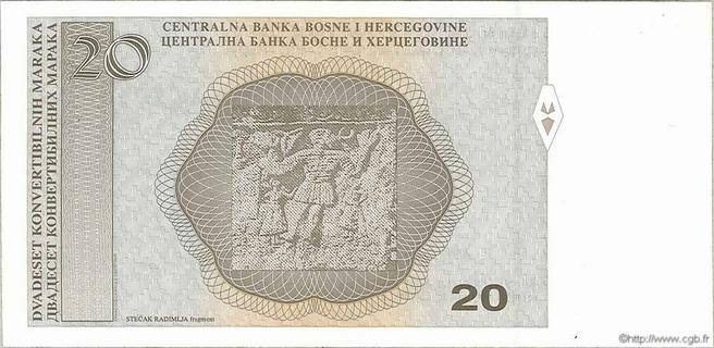 20 convertible mark Bosnie-Herzégovine | Bosnie-Herzégovine - Le ...