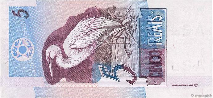 Brazil 5 reals | Brazil - The banknote Numizon catalog