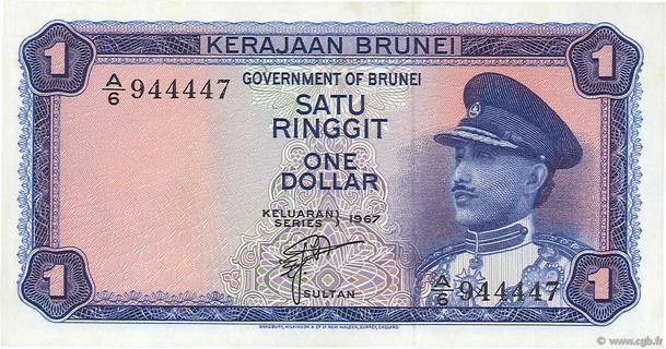 Brunei's banknotes - The banknote Numizon catalog