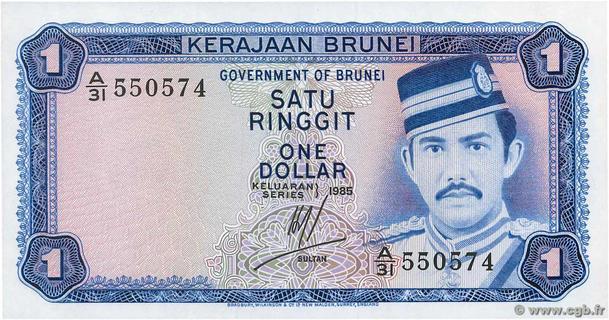 Brunei's banknotes - The banknote Numizon catalog