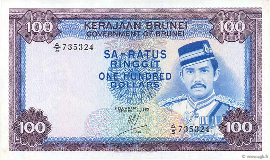 Brunei's banknotes - The banknote Numizon catalog