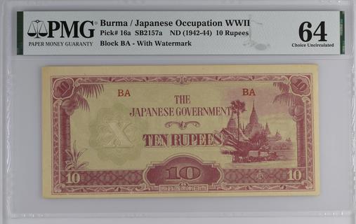 Burma's banknotes - The banknote Numizon catalog