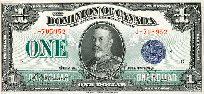 Canada's banknotes - The banknote Numizon catalog