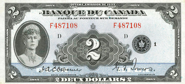 Les billets du Canada - Le catalogue Numizon