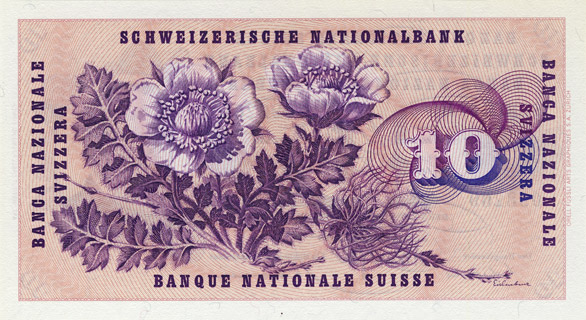 10 francs Type 1955 | Switzerland - The banknote Numizon catalog