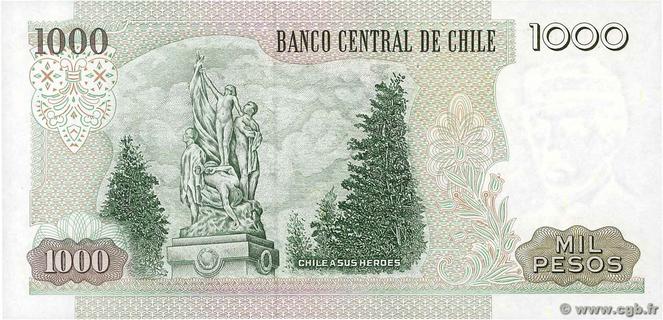 Chile 1000 pesos type 1978 | Chile - The banknote Numizon catalog