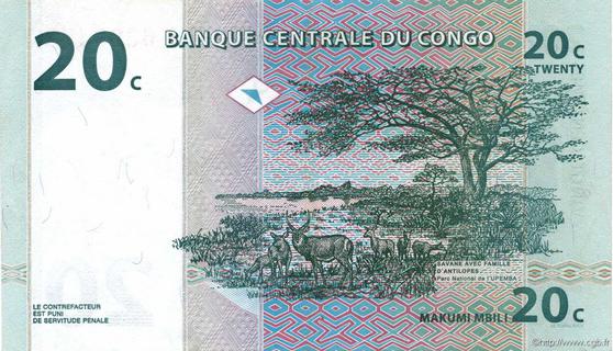 Congo's banknotes - The banknote Numizon catalog