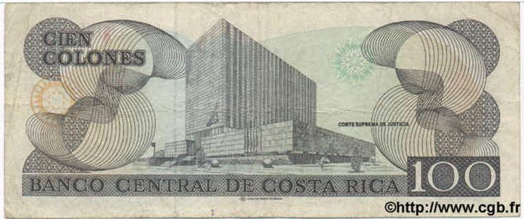 Costa Rica 100 colones type 1992 | Costa Rica - The banknote Numizon ...