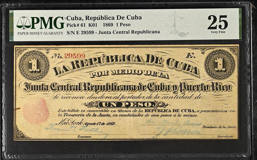 Cuba's banknotes - The banknote Numizon catalog