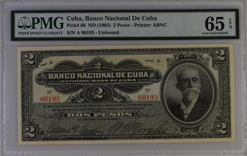 Cuba's banknotes - The banknote Numizon catalog