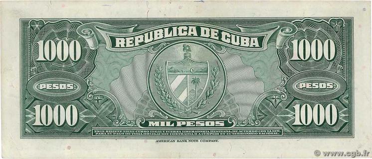 Cuba's banknotes - The banknote Numizon catalog