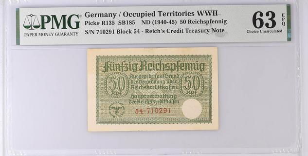 Germany 50 Reichspfennig type 1940 | Germany (1945-1949) - The banknote ...