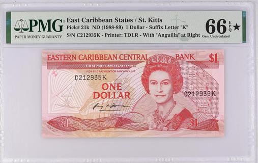East Caribbean States 1 dollar | East Caribbean States - The banknote ...