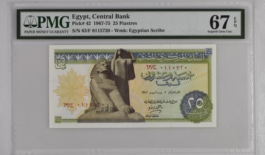 Egypt's banknotes - The banknote Numizon catalog