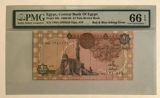 Egypt's banknotes - The banknote Numizon catalog