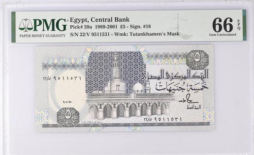 Egypt's banknotes - The banknote Numizon catalog