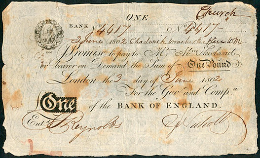 England's banknotes - The banknote Numizon catalog