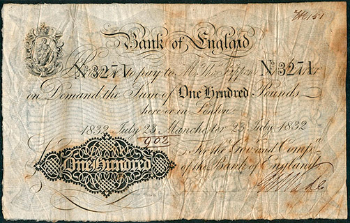 England's banknotes - The banknote Numizon catalog