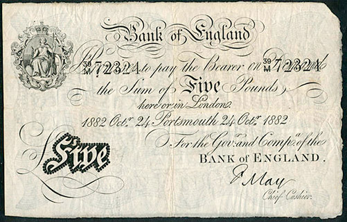 England's banknotes - The banknote Numizon catalog