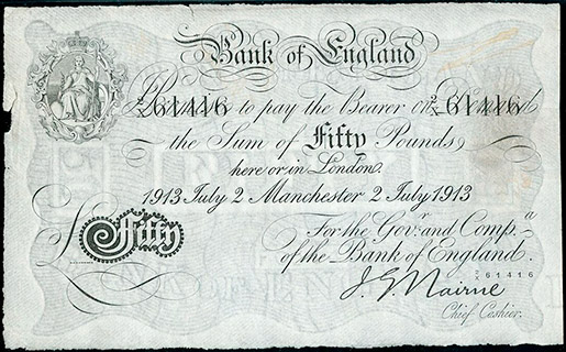 England's banknotes - The banknote Numizon catalog