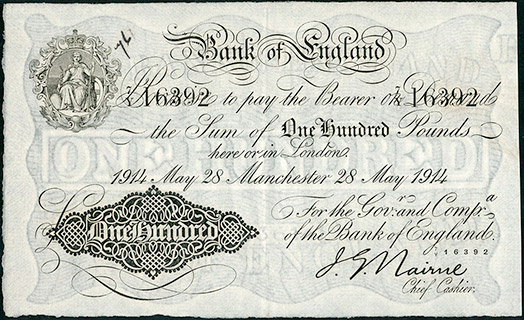 England's banknotes - The banknote Numizon catalog
