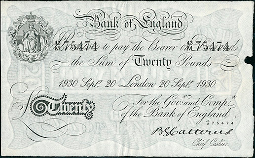 England's banknotes - The banknote Numizon catalog