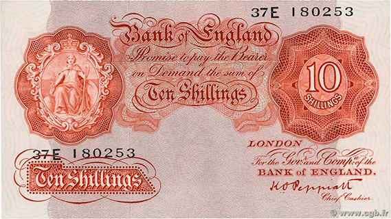England's banknotes - The banknote Numizon catalog
