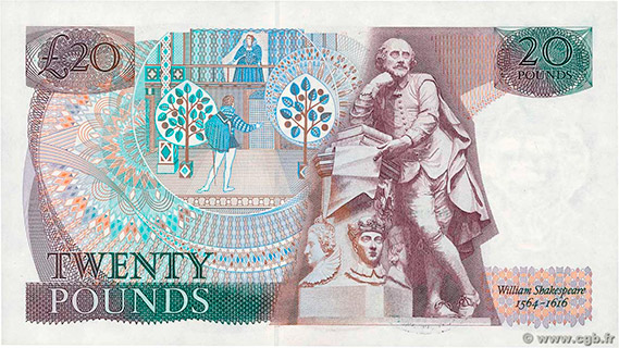 England 20 pounds type 1984 | England - The banknote Numizon catalog