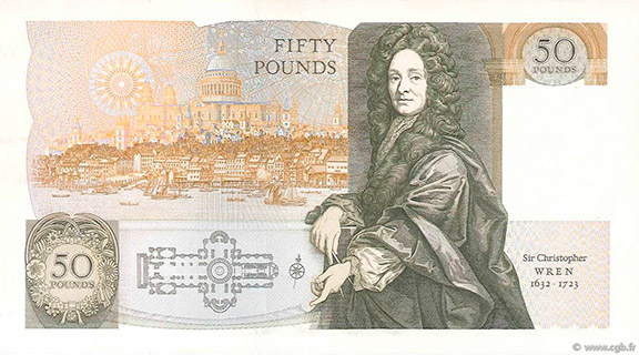 England 50 pounds type 1981 | England - The banknote Numizon catalog