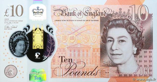 England 10 pounds type 2017 | England - The banknote Numizon catalog