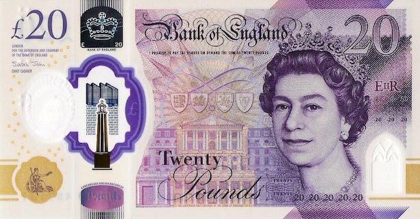 20 pounds type 2019 Angleterre | Angleterre - Le catalogue Numizon