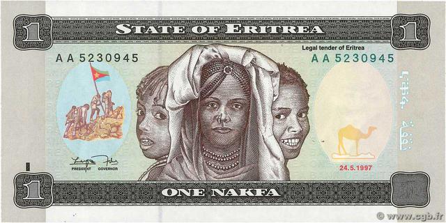 Eritrea's banknotes - The banknote Numizon catalog