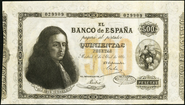 Spain banknotes - The banknote Numizon catalog