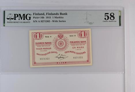 Finland's banknotes - The banknote Numizon catalog