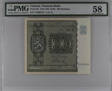 Finland's banknotes - The banknote Numizon catalog