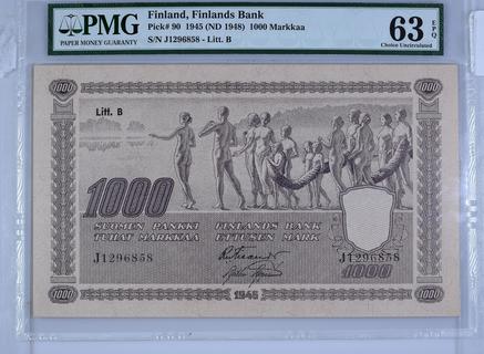Finland's banknotes - The banknote Numizon catalog