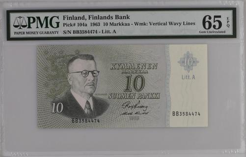 Finland's banknotes - The banknote Numizon catalog