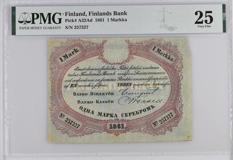 Finland's banknotes - The banknote Numizon catalog