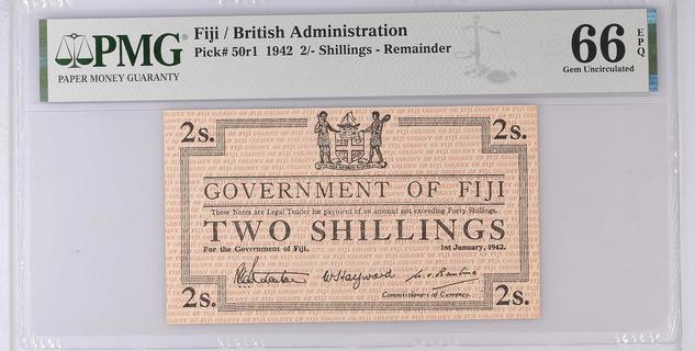 Fiji's banknotes - The banknote Numizon catalog